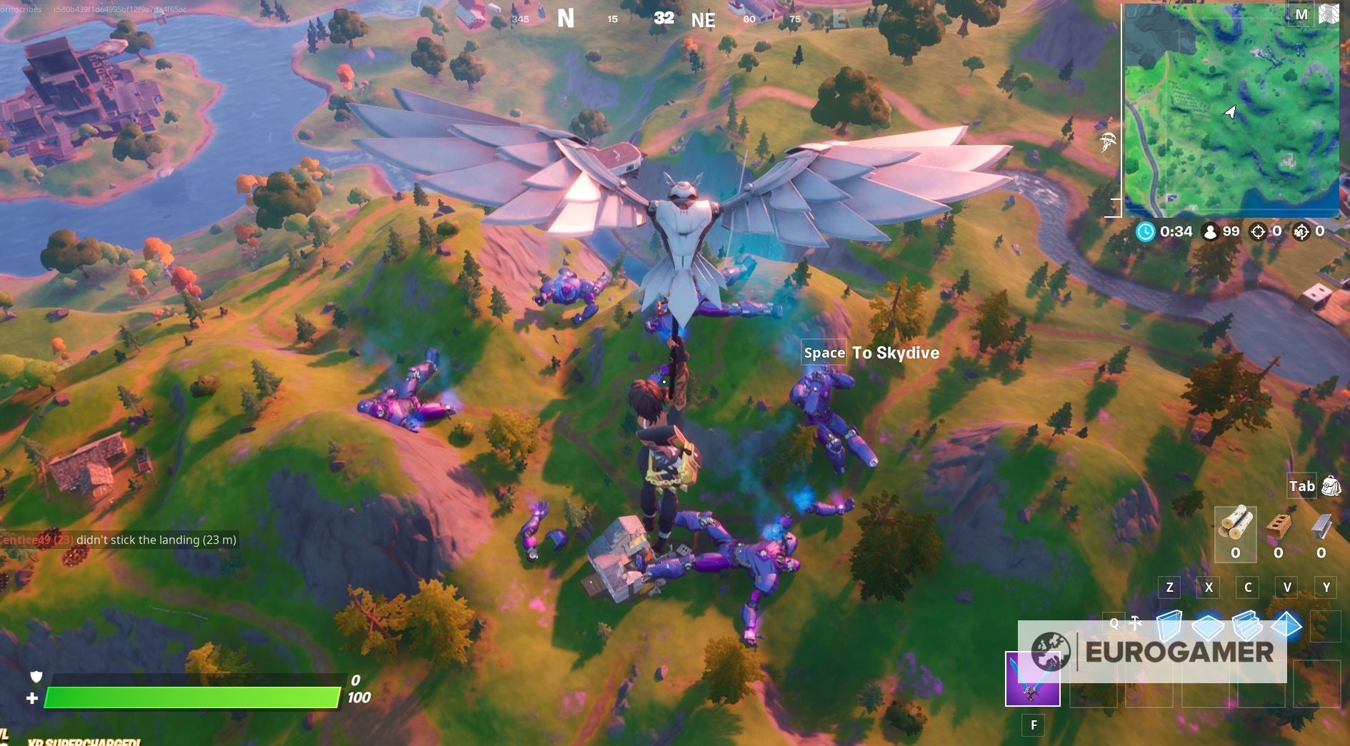 Fortnite - Sentinel Hands explained: How to launch off all Sentinel ...