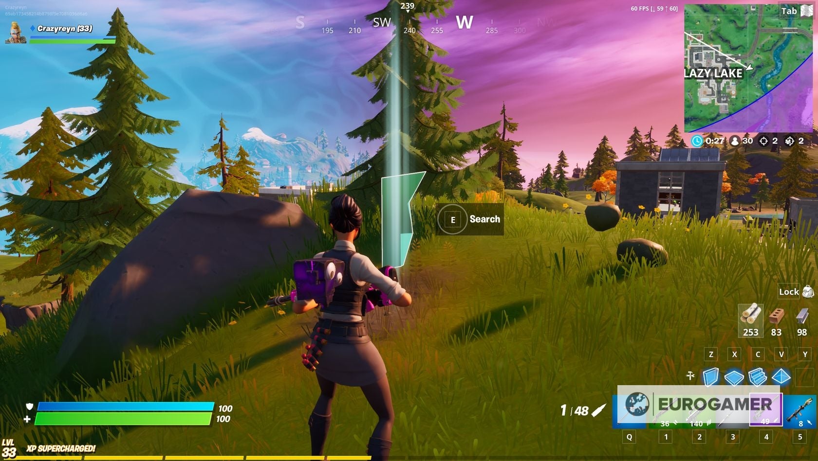 Fortnite hidden letters F, O, R, T, N, I, T, E and XP Drops in loading ...