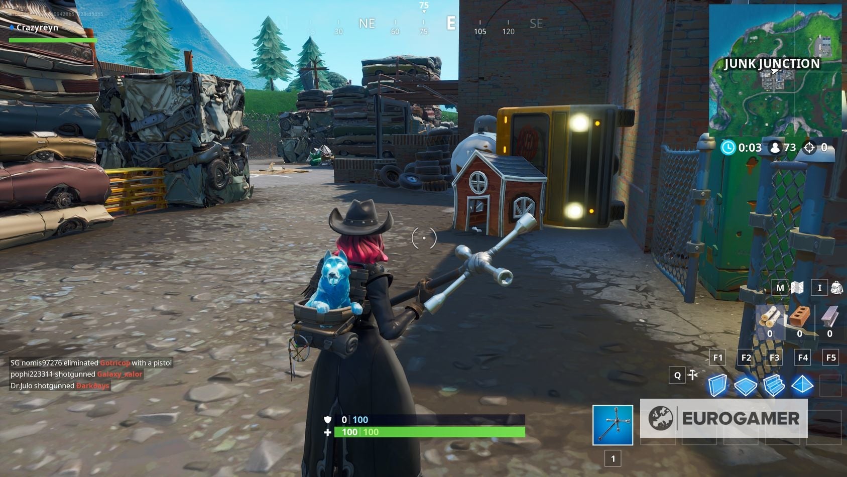 Fortnite Junk Junction Treasure Map signpost location explained ...