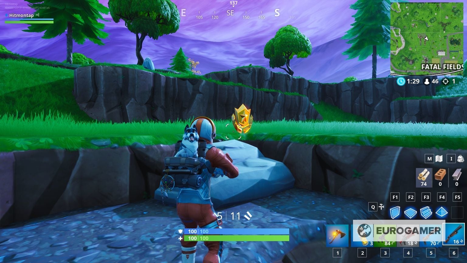 Fortnite Junk Junction Treasure Map signpost location explained ...