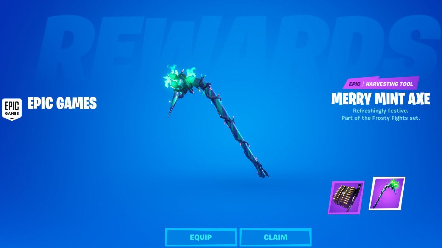 Fortnite: Für die Minty Pickaxe Codes gibt's zwei neue Aktionen - Was ...