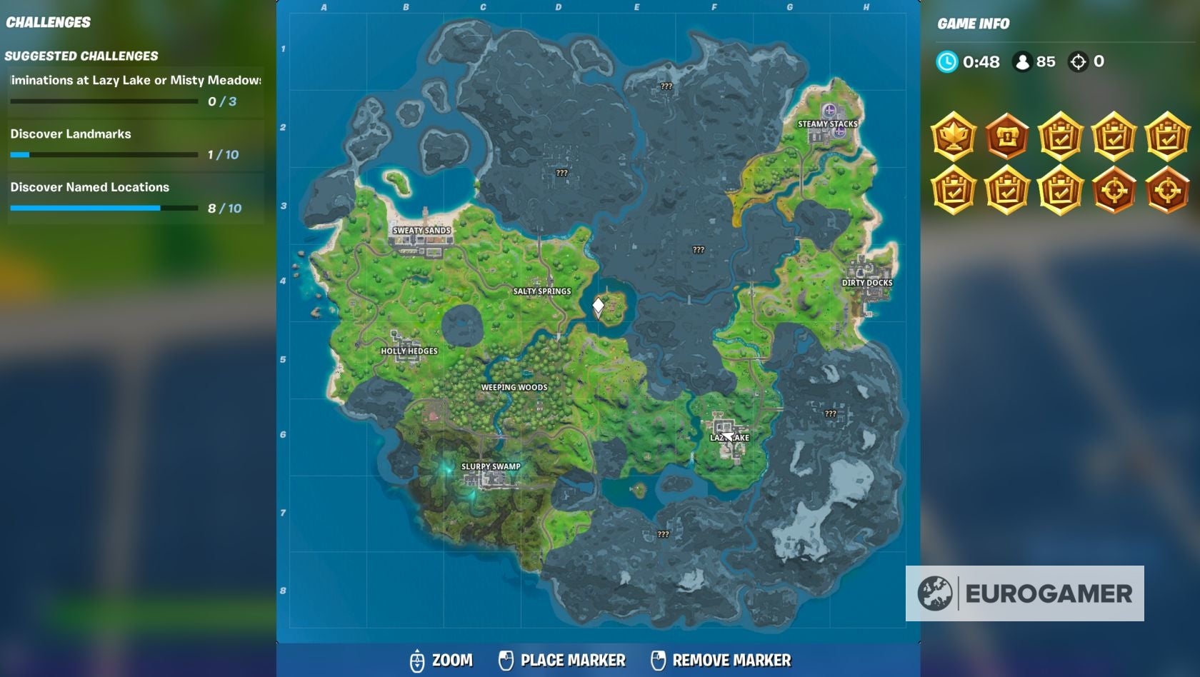 Fortnite - Nova mapa, pontos de interesse e monumentos | Eurogamer.pt