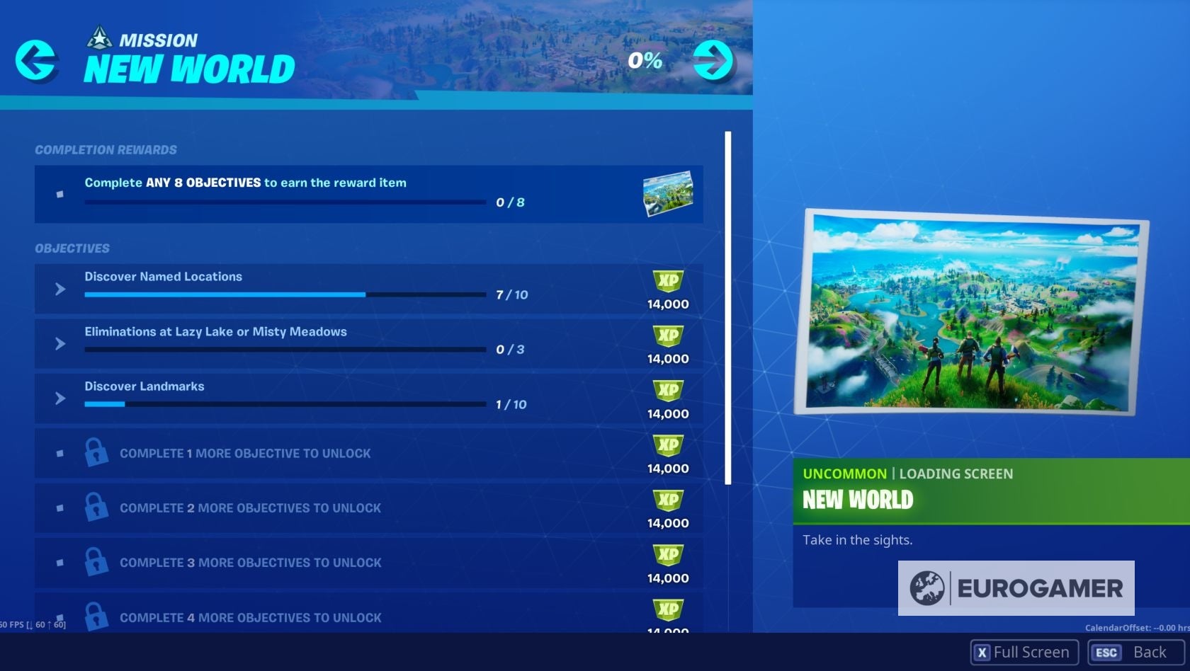 Fortnite New World Challenges list for Week 1 | Eurogamer.net