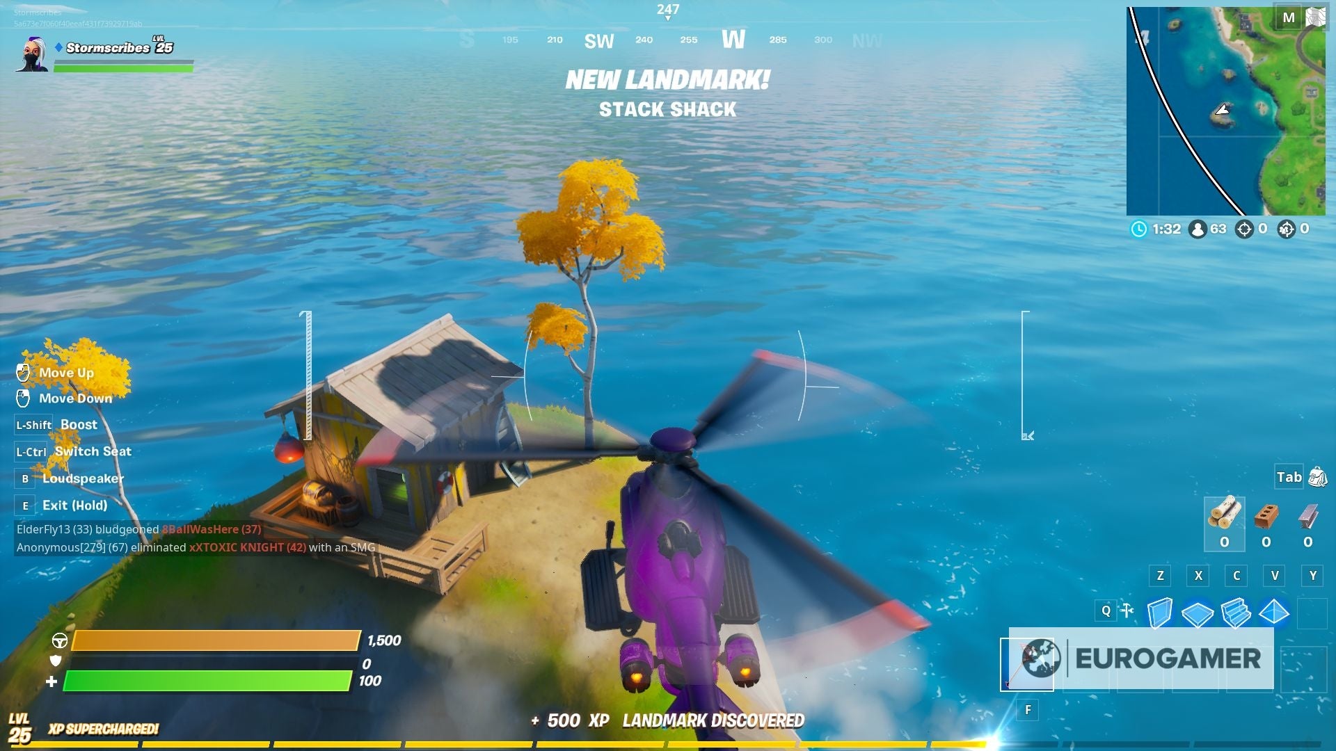 Fortnite: Visit Coral Cove, Stack Shack and Crash Site without swimming ...