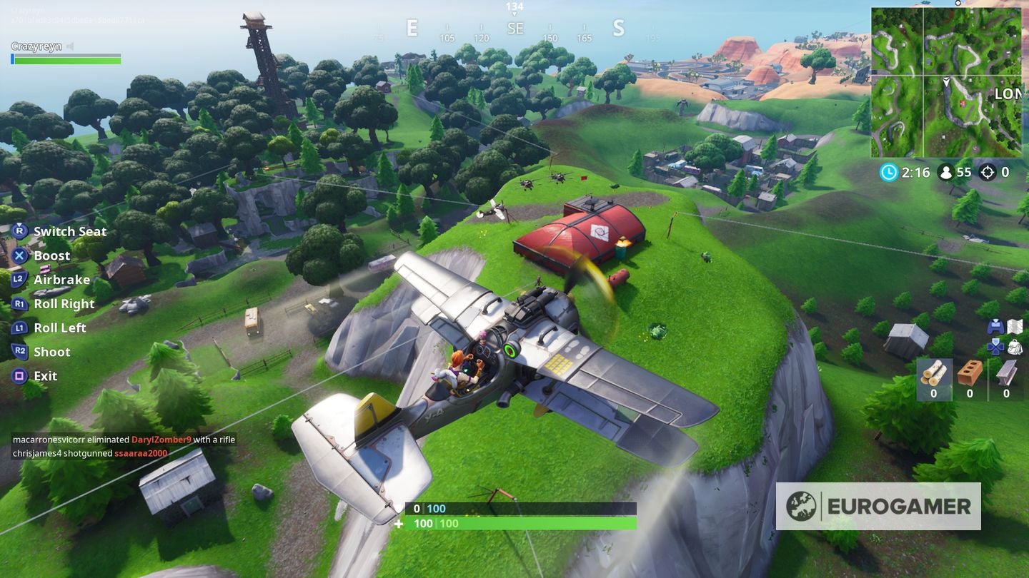 Fortnite plane locations, X-4 Stormwing plane controls and stunts list ...