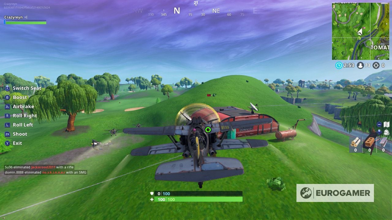 Fortnite plane locations, X-4 Stormwing plane controls and stunts list ...