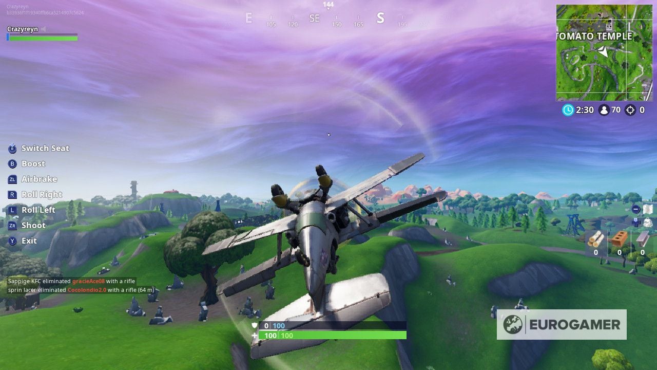 Fortnite plane locations, X-4 Stormwing plane controls and stunts list ...