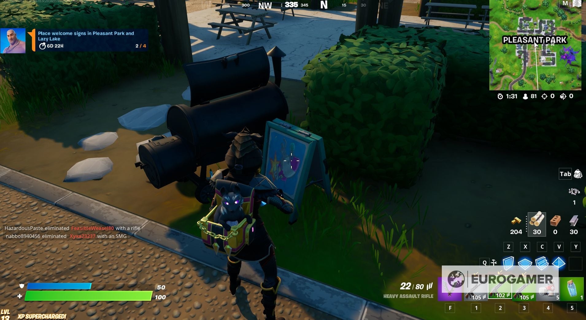 Fortnite - Welcome sign locations: Where to place welcome signs in ...