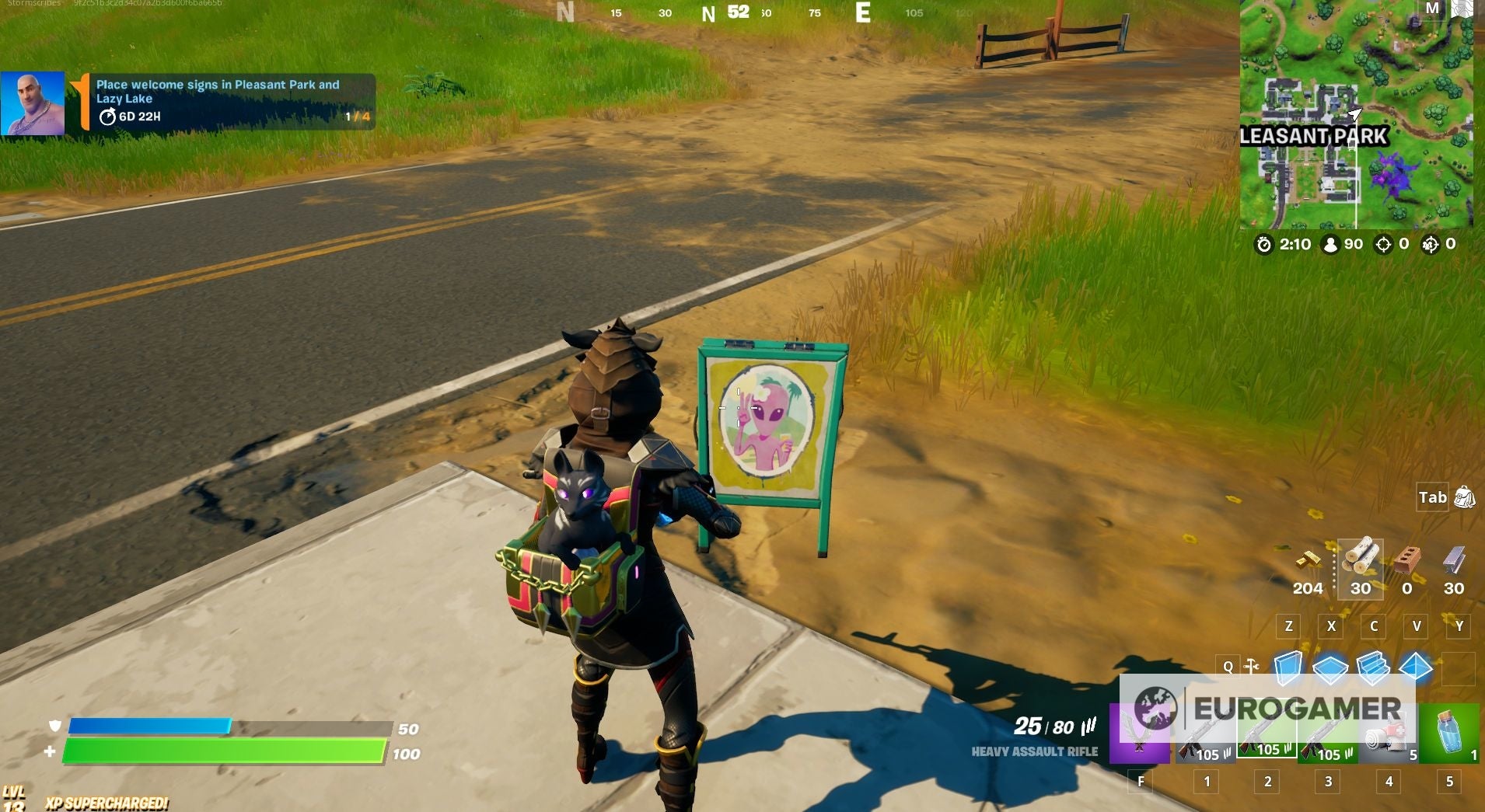 Fortnite - Welcome sign locations: Where to place welcome signs in ...