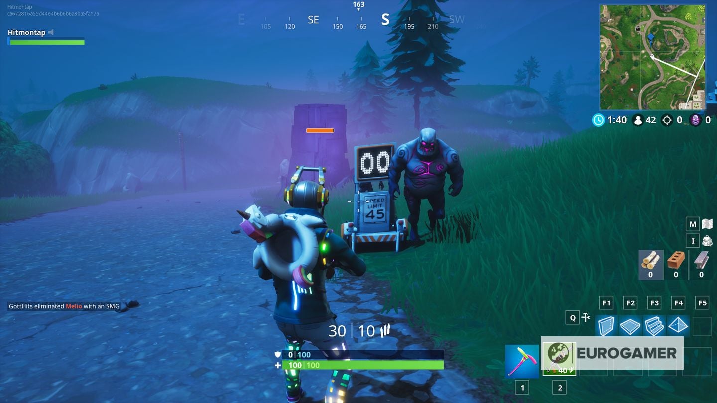 Fortnite Radar Sign locations: how to record a speed of 27 or more at ...