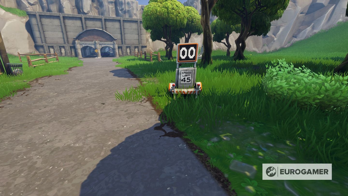 Fortnite Radar Sign locations: how to record a speed of 27 or more at ...