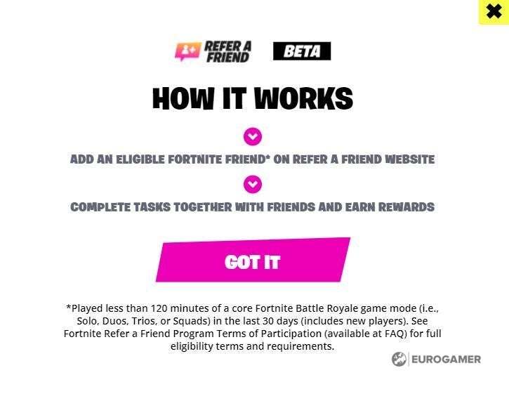 Fortnite refer a friend program, rewards and how to unlock the Rainbow ...