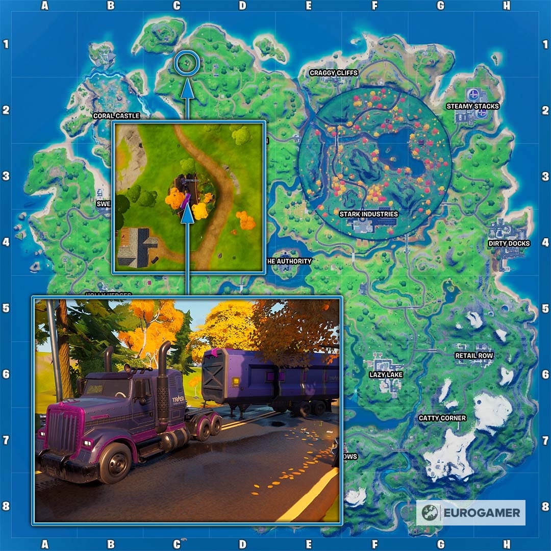 Fortnite Season 4: Trask Transporter finden - So geht's (Wolverine ...