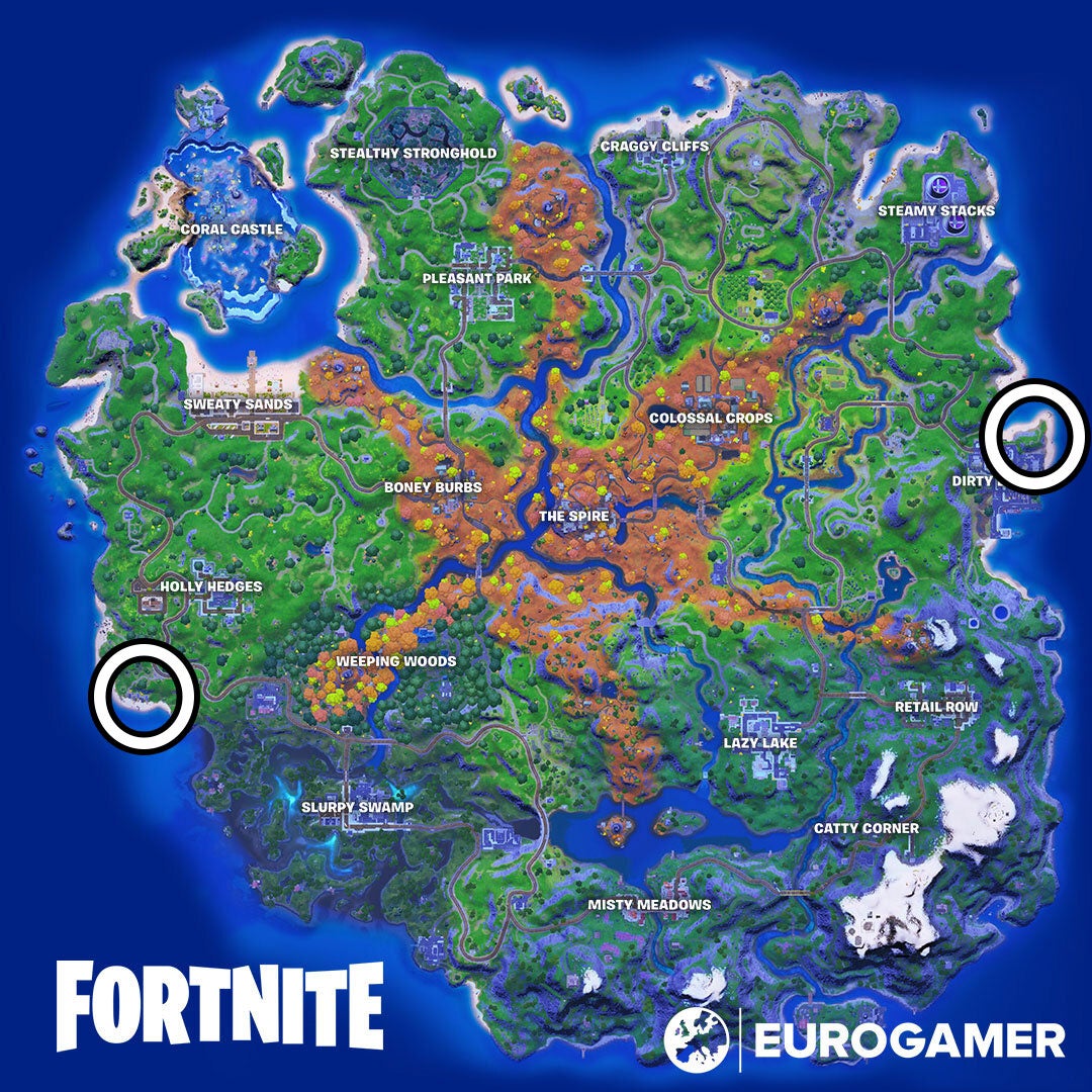 Fortnite - Sandcastle locations: Where to build and destroy sandcastles ...