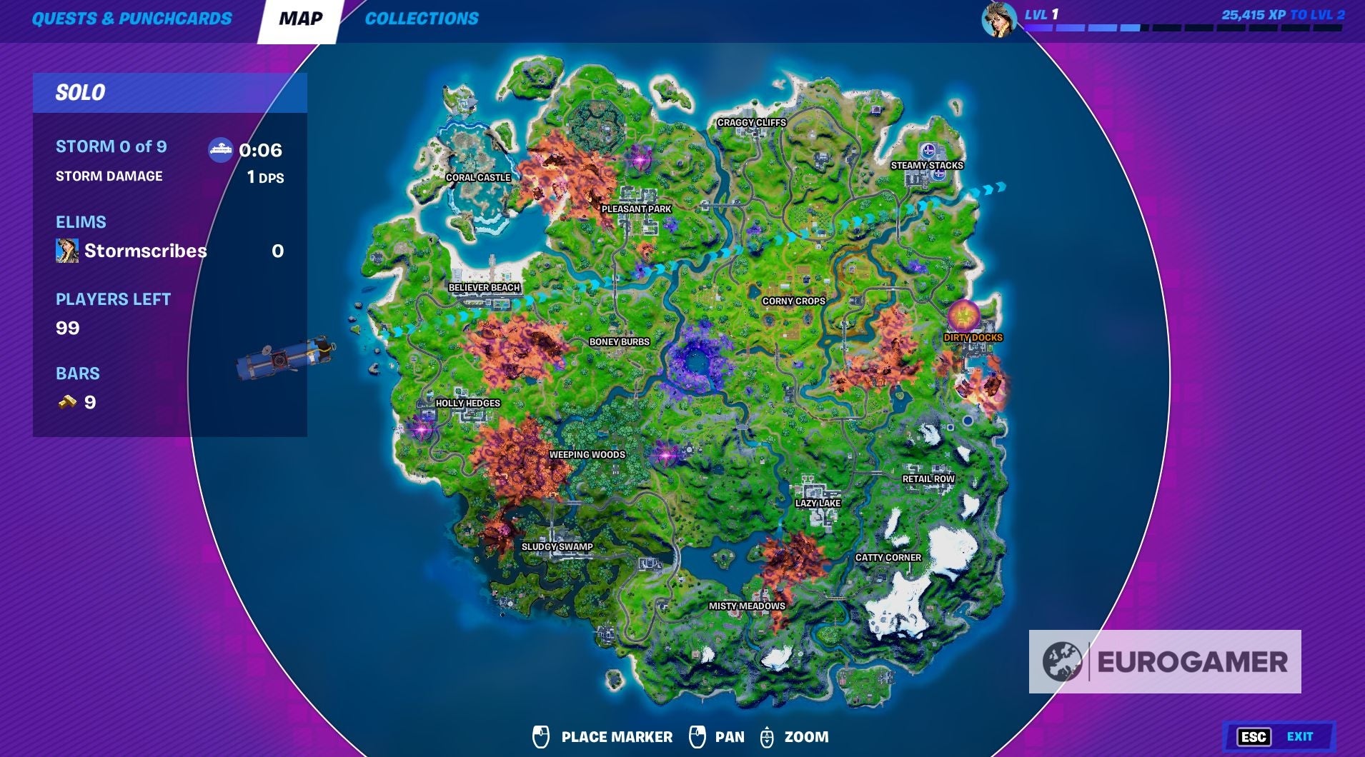 Fortnite - sezon 8: mapa [nowości i zmiany] | Eurogamer.pl