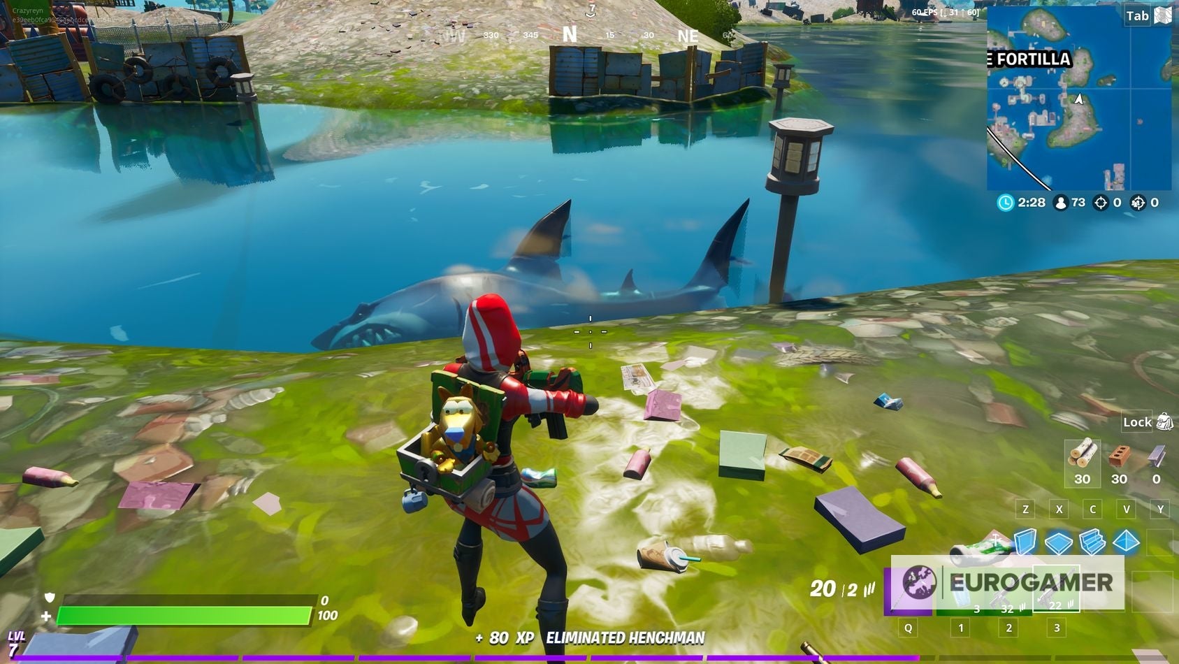 Fortnite Sharks explained: How to ride Loot Sharks and find Loot Shark ...
