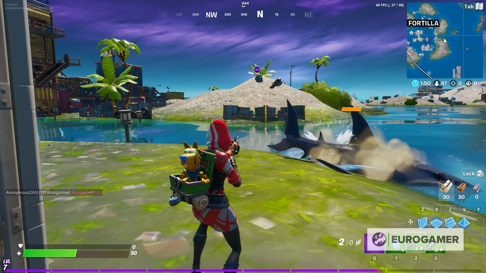 Fortnite Sharks explained: How to ride Loot Sharks and find Loot Shark ...