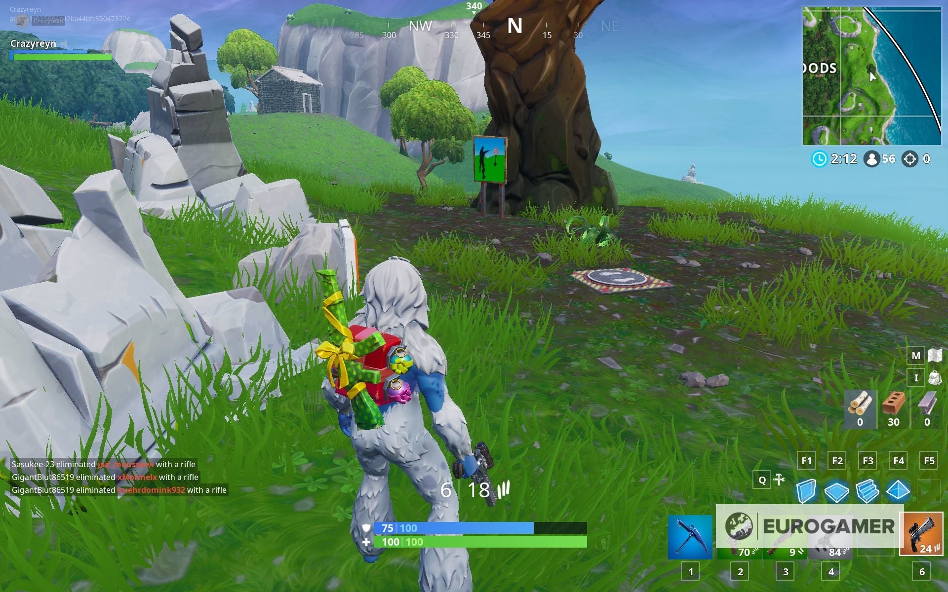 Fortnite Shooting Gallery locations - Where to shoot targets east of ...