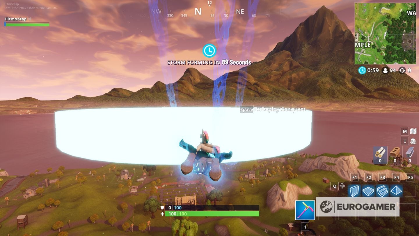 Fortnite - Skydive through floating rings explained | Eurogamer.net