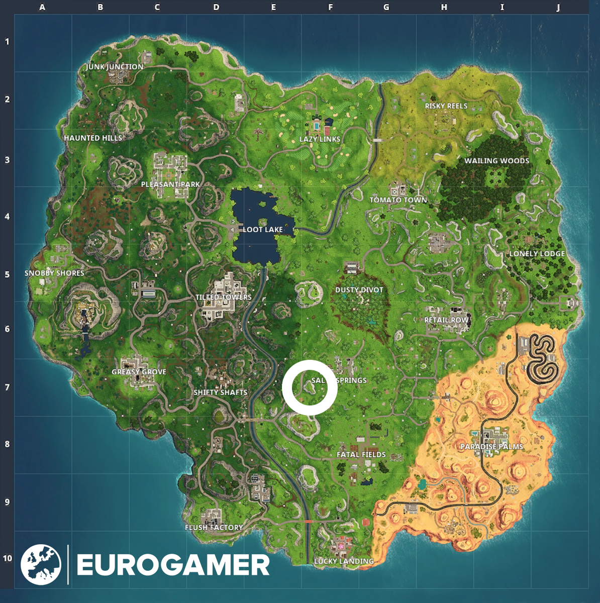 Fortnite Stone Head locations, and where the Stone Heads are looking ...