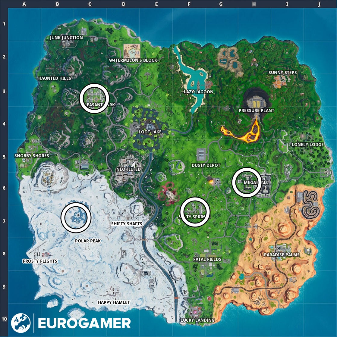 Fortnite Stop Sign locations explained | Eurogamer.net