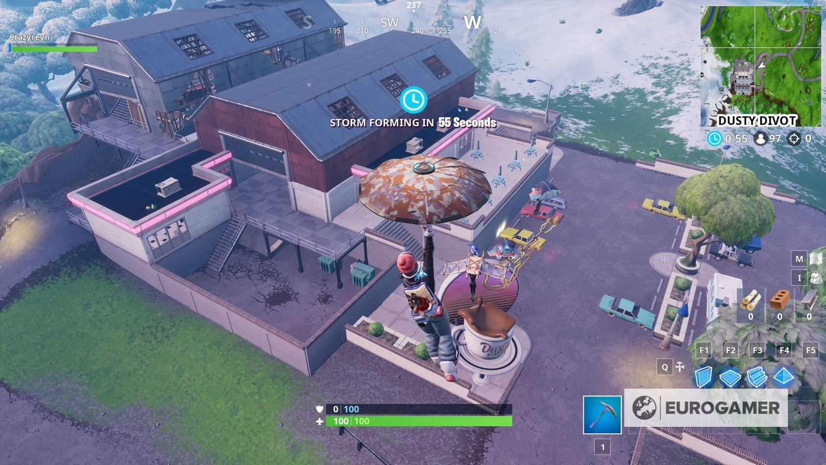Fortnite Sundial, Oversized Cup of Coffee, Giant Dog Head locations ...