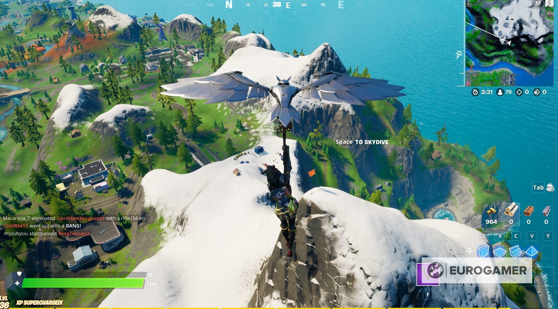 Fortnite - Tallest mountain location: Place a spirit crystal at the ...