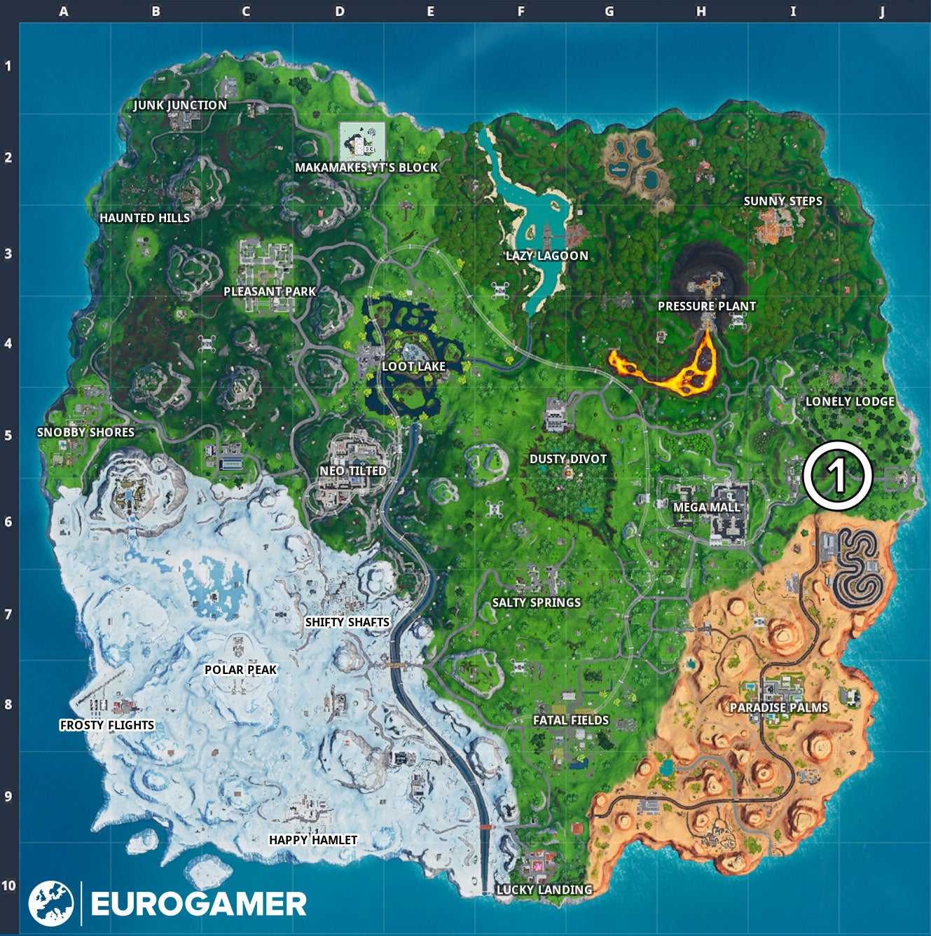 Utopía en Fortnite: dónde está la estrella oculta de cada pantalla de ...