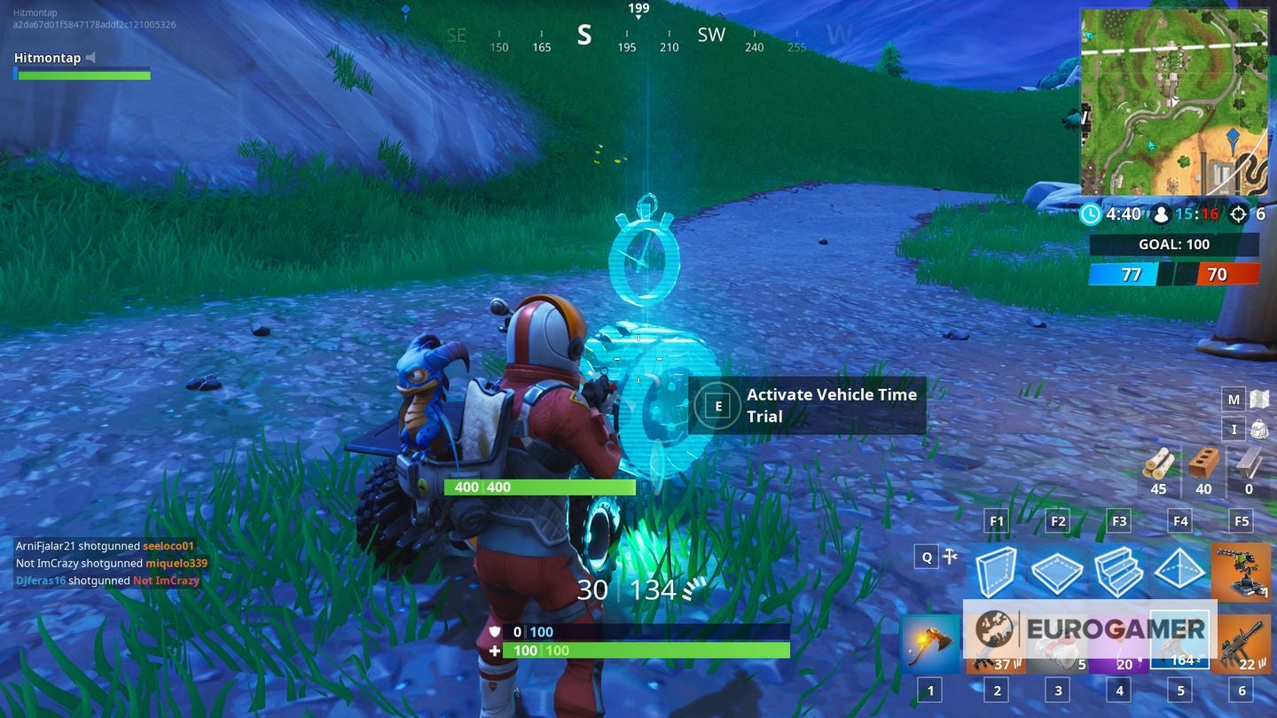 Fortnite Vehicle Timed Trial locations explained | Eurogamer.net