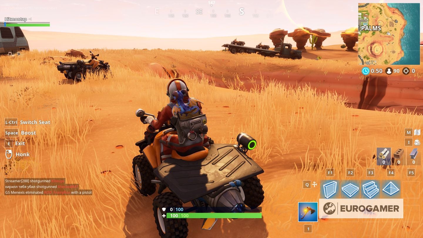 Fortnite Vehicle Timed Trial locations explained | Eurogamer.net