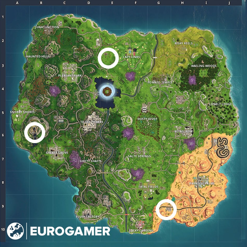 Fortnite Viking Ship, Camel and crashed Battle Bus locations ...