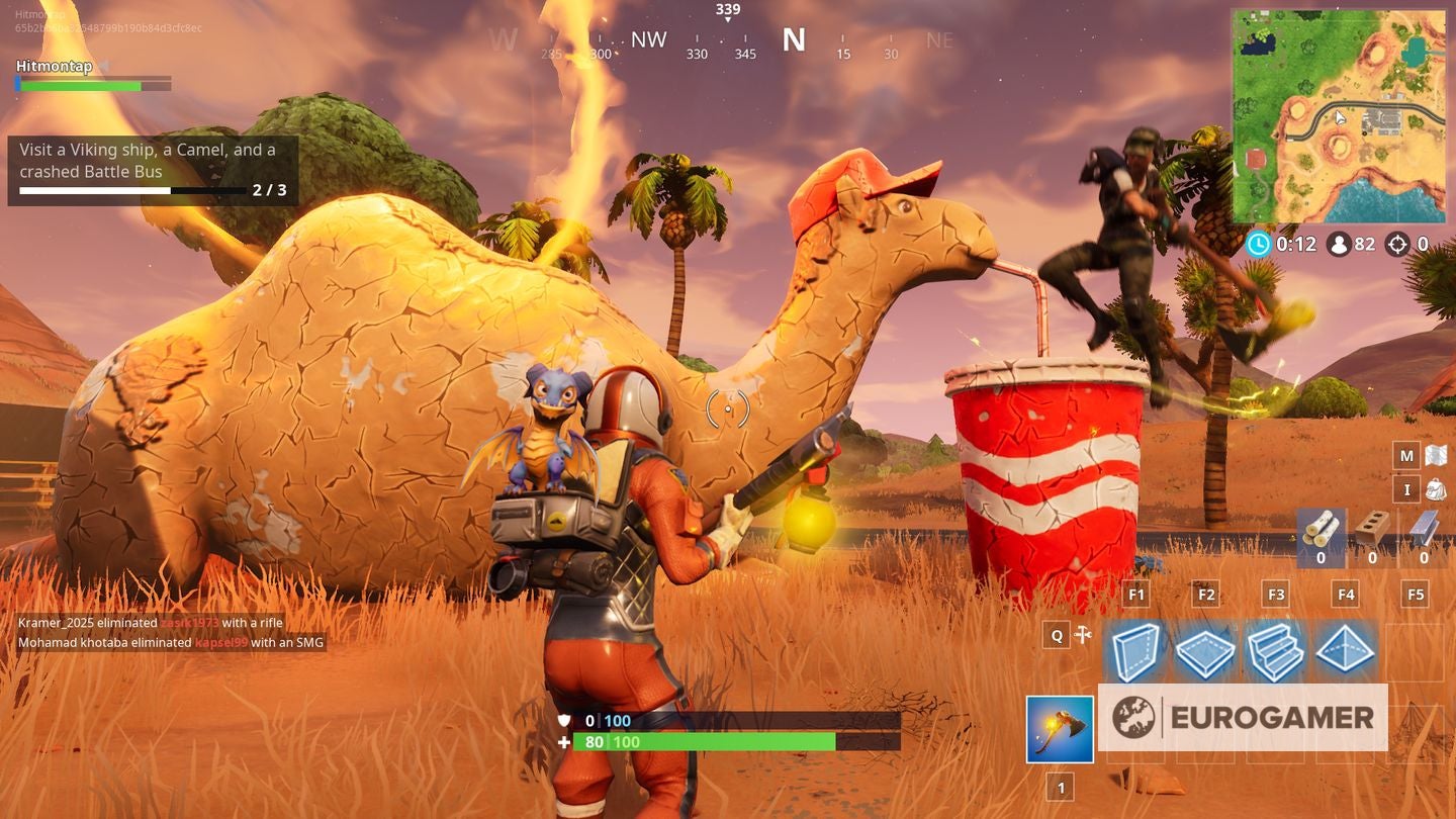 Fortnite Viking Ship, Camel and crashed Battle Bus locations ...