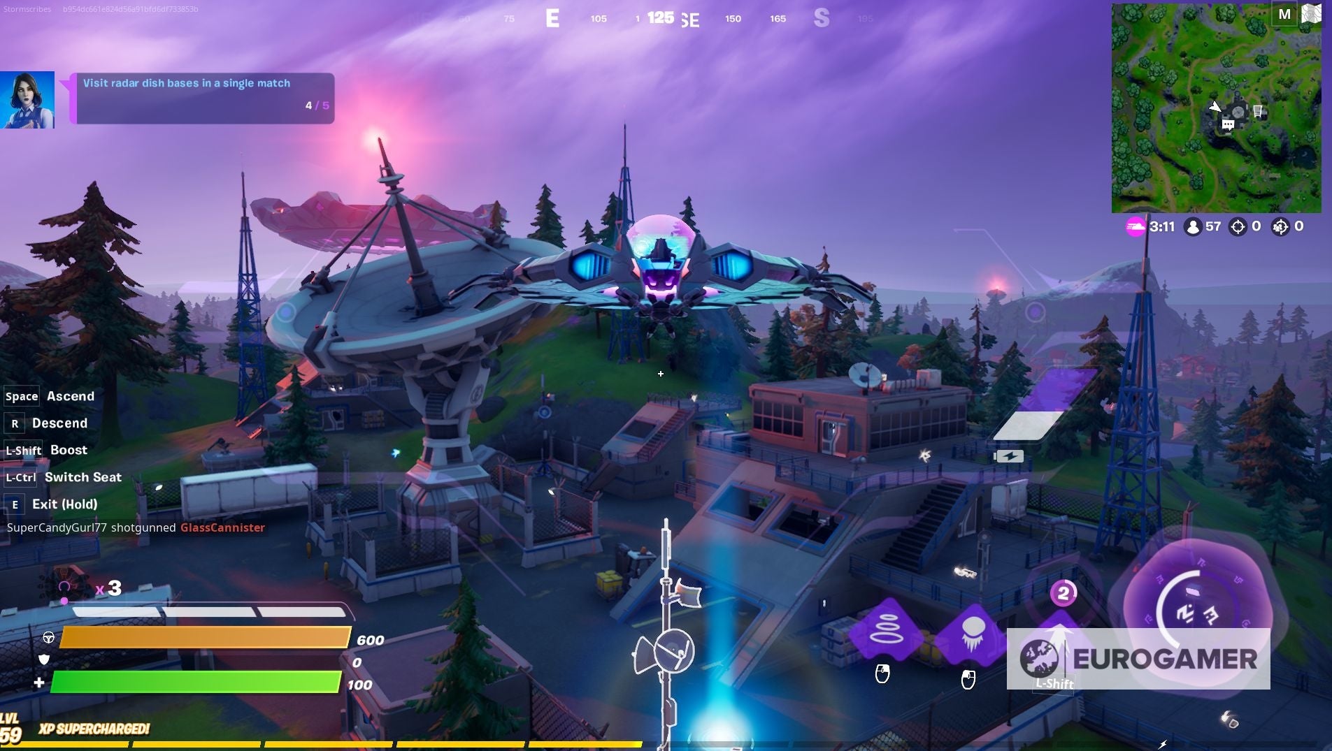 Fortnite - How to visit radar dish bases in a single match explained ...