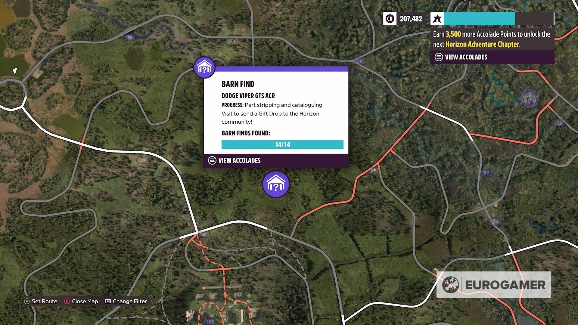 Forza Horizon 5 Barn Find locations map and how to unlock Barn Finds ...