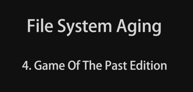 File System Aging 4 - Game Of The Past Edition | Rock Paper Shotgun