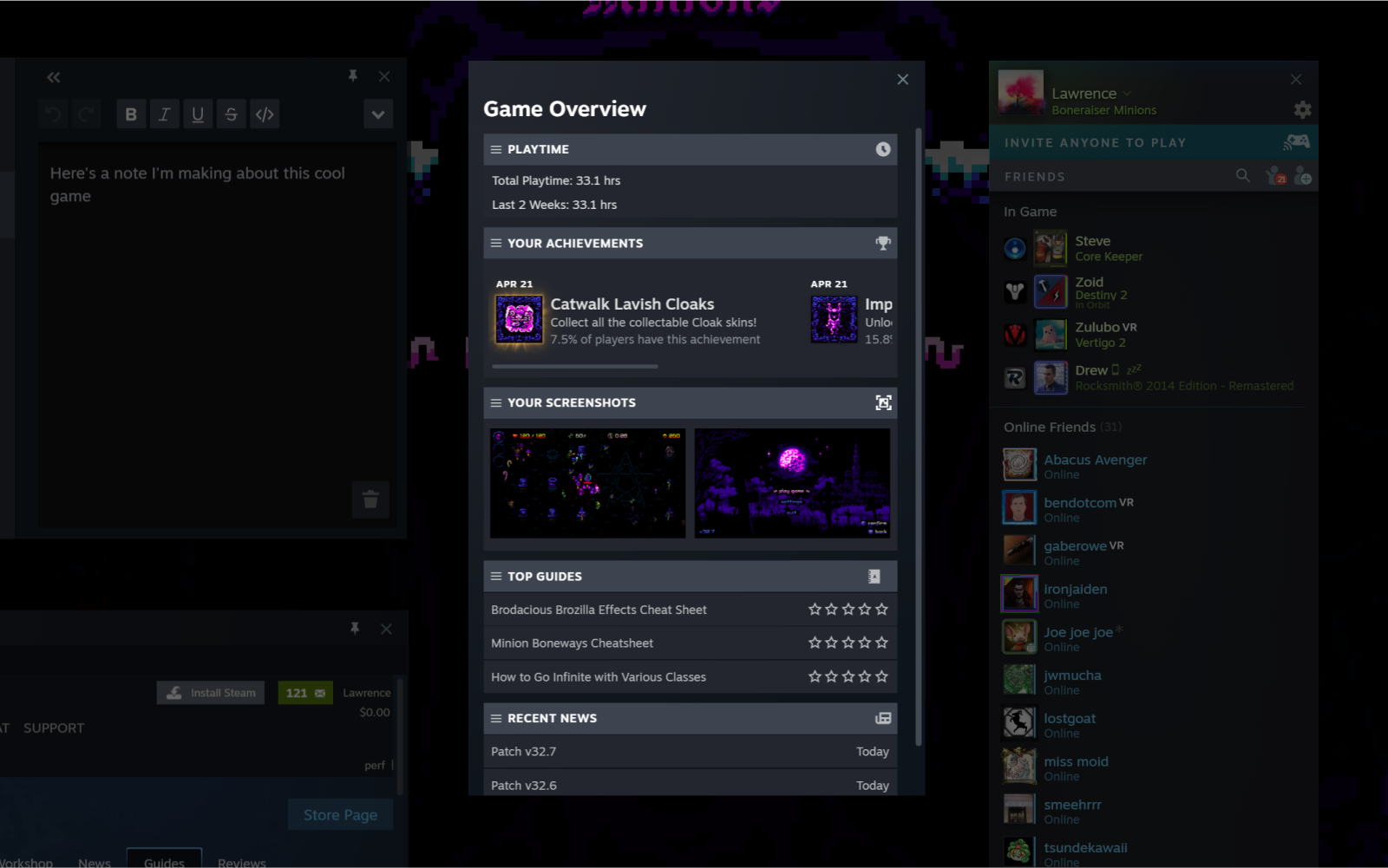Steam Client Beta update adds new features, including notes and ability ...