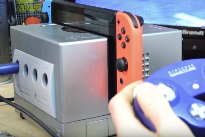 Gamecube convertida em dock para a Nintendo Switch | Eurogamer.pt