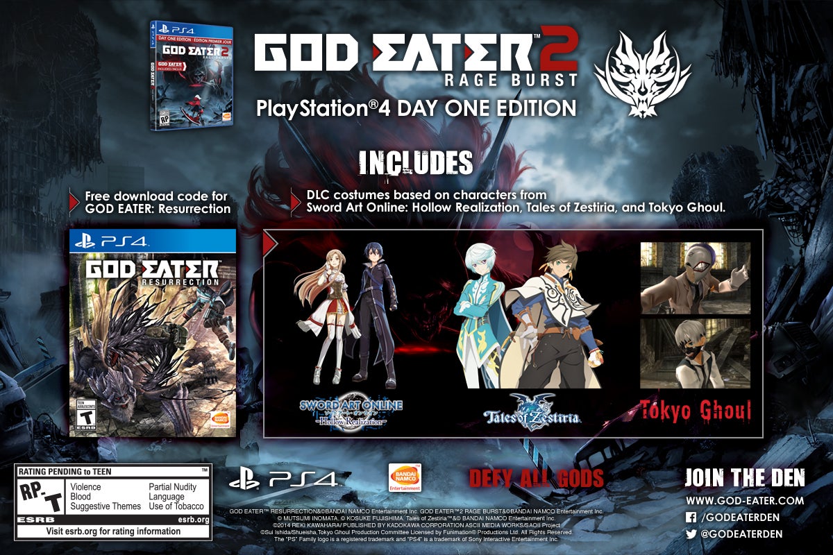 God eater 2 rage burst ps vita store