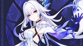 Artwork for Skirk, who looks set to be revealed as one of the next Genshin Impact Banners in the 5.7 livestream.