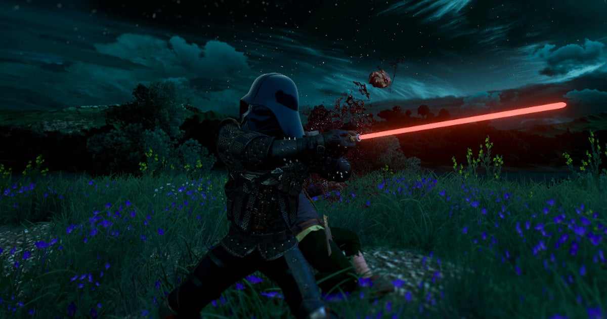 Geralt jak Darth Vader - mod do Wiedźmina 3 dodaje miecz świetlny ... Geralt jak Darth Vader - mod do Wiedźmina 3 dodaje miecz świetlny ...