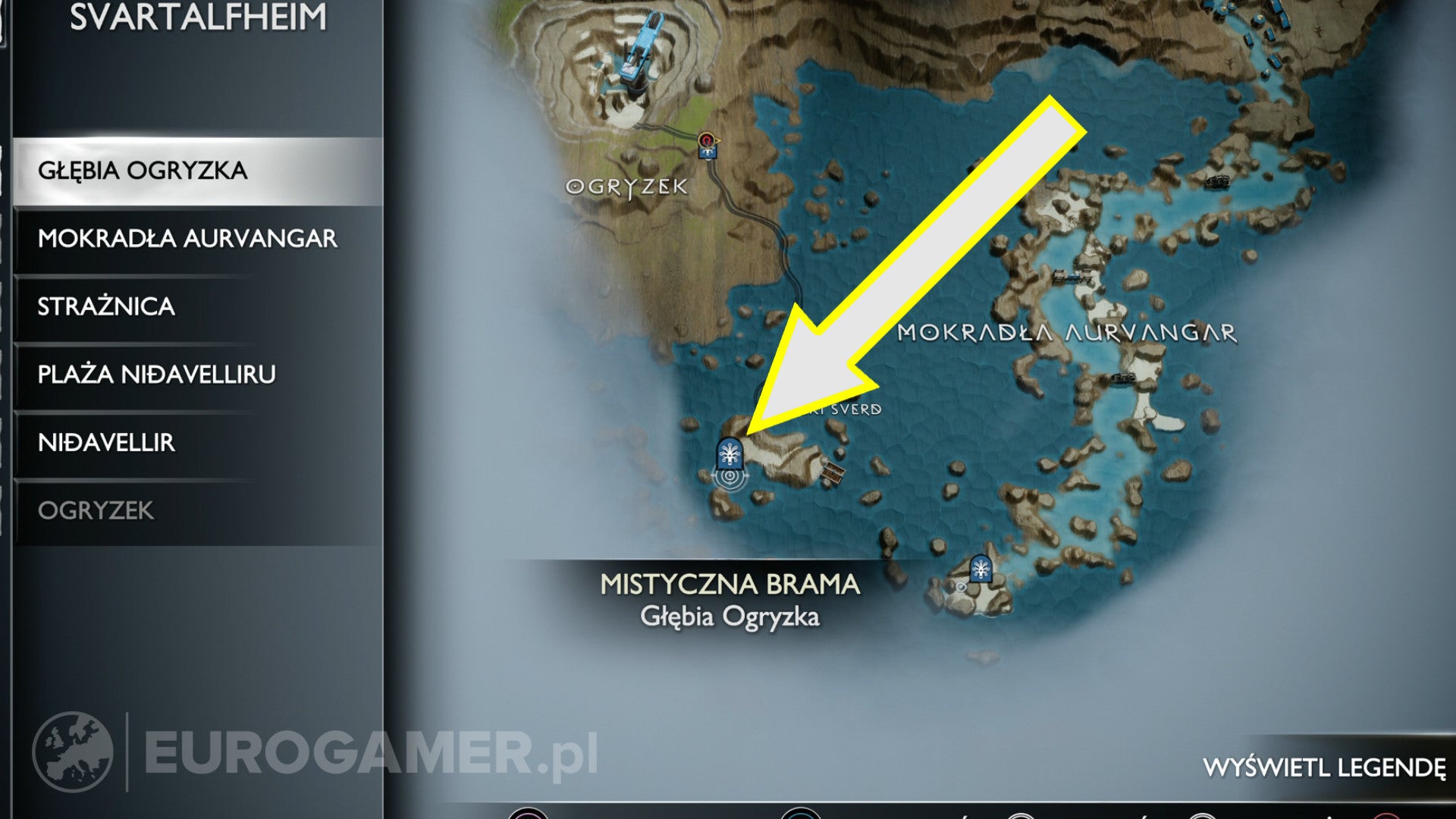 God of War Ragnarok - mapa skarbów: zguba Dagestra | Eurogamer.pl