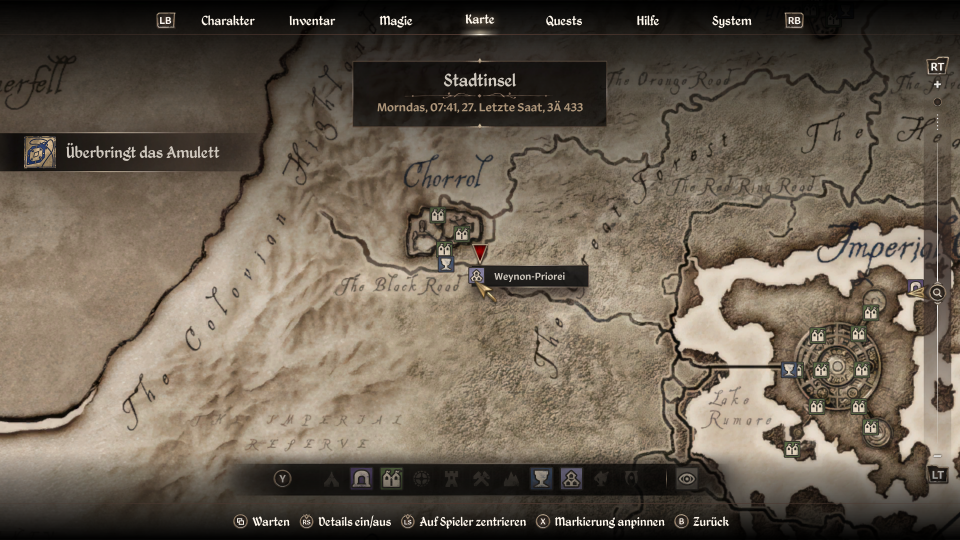 Elder Scrolls Oblivion Remastered: Überbringt das Amulett, Findet den ...