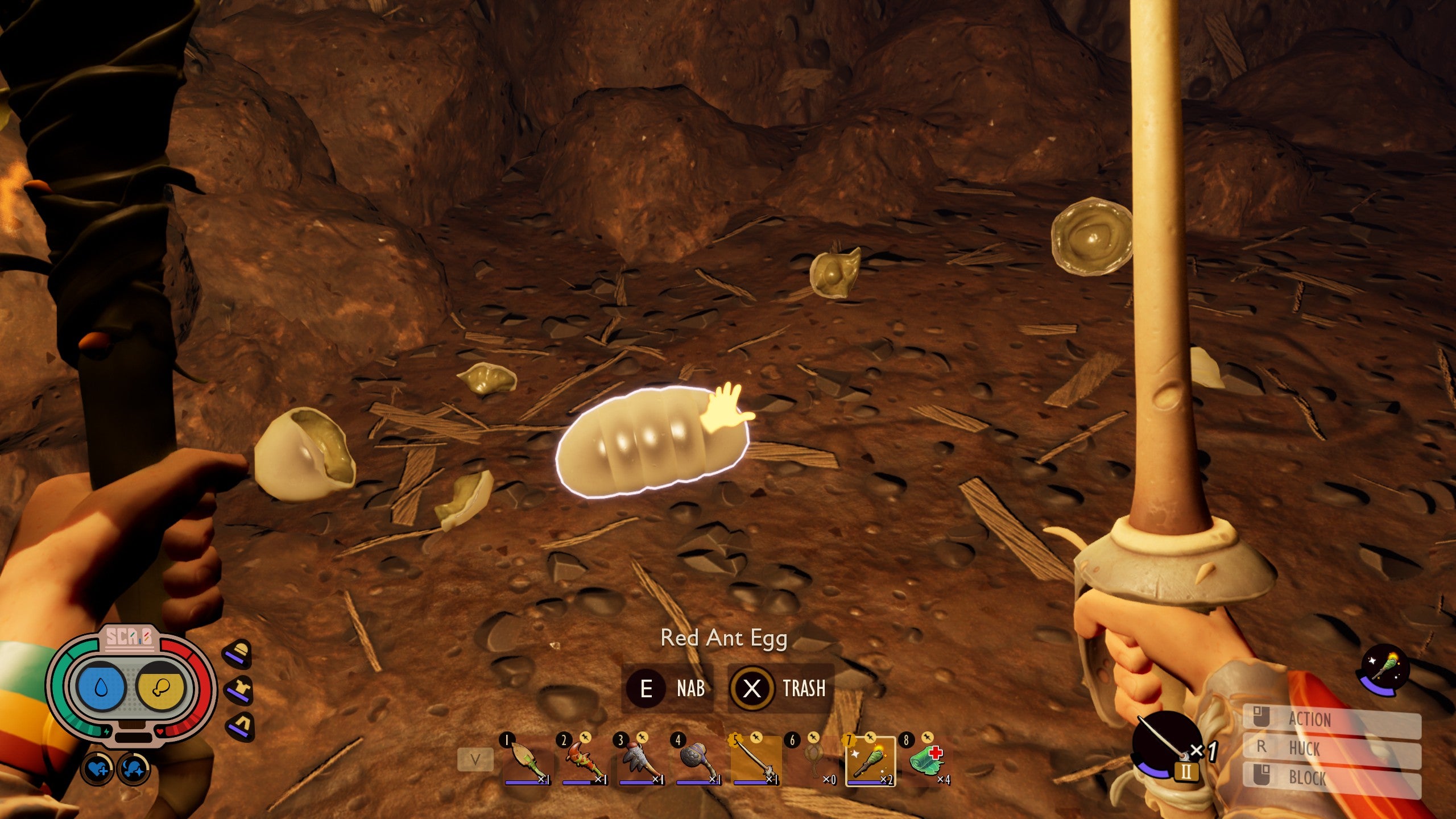 How do you make explosives in Grounded? Fungal Growth and Red Ant Egg ...