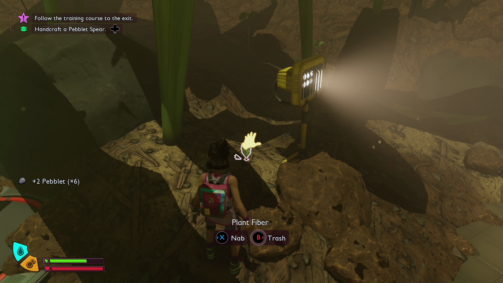 How to get Crude Rope and craft a Pebblet Spear in Grounded 2 | Rock ...