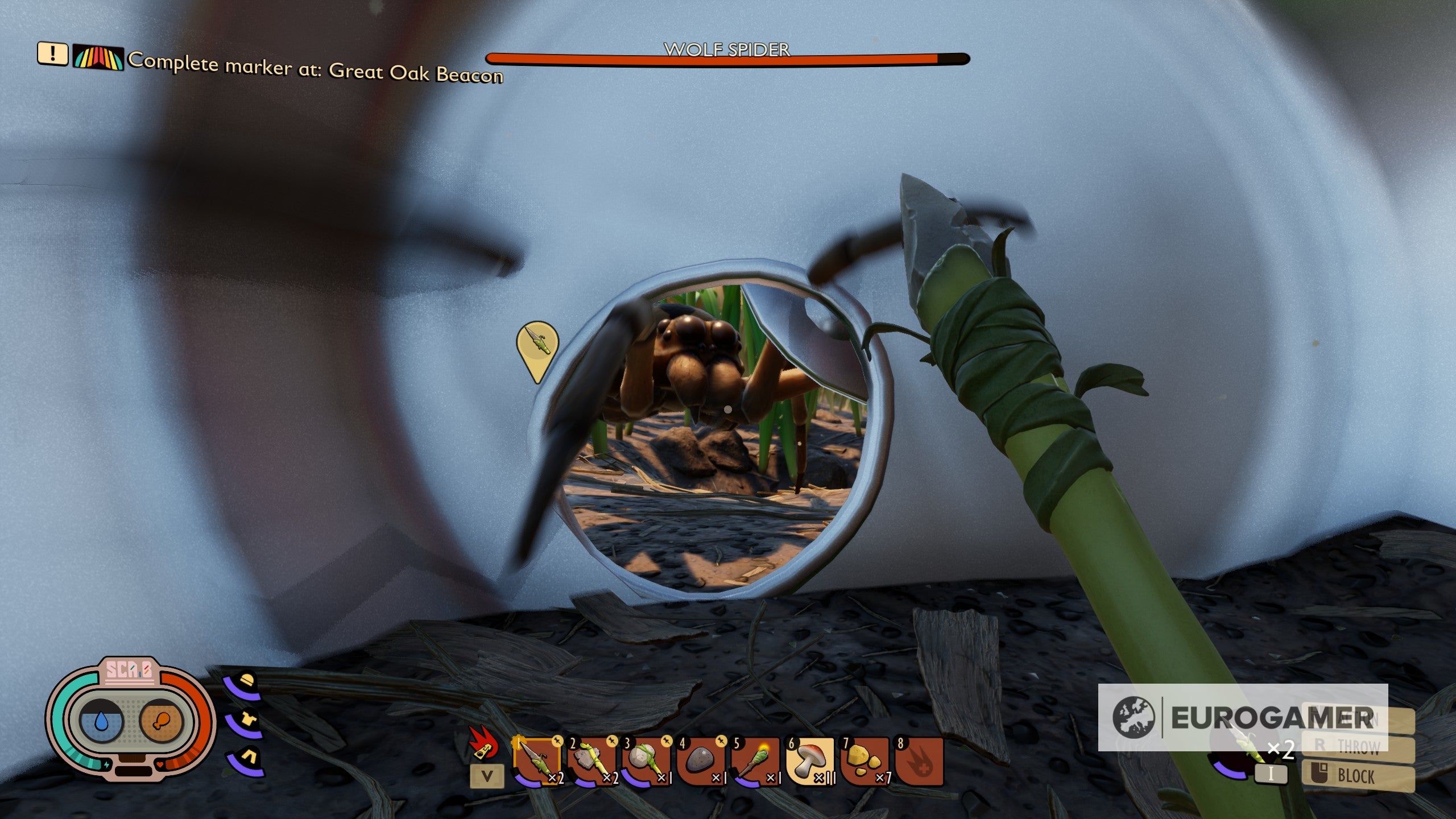 The spiders in Grounded are gorgeous but they're an absolute menace ...