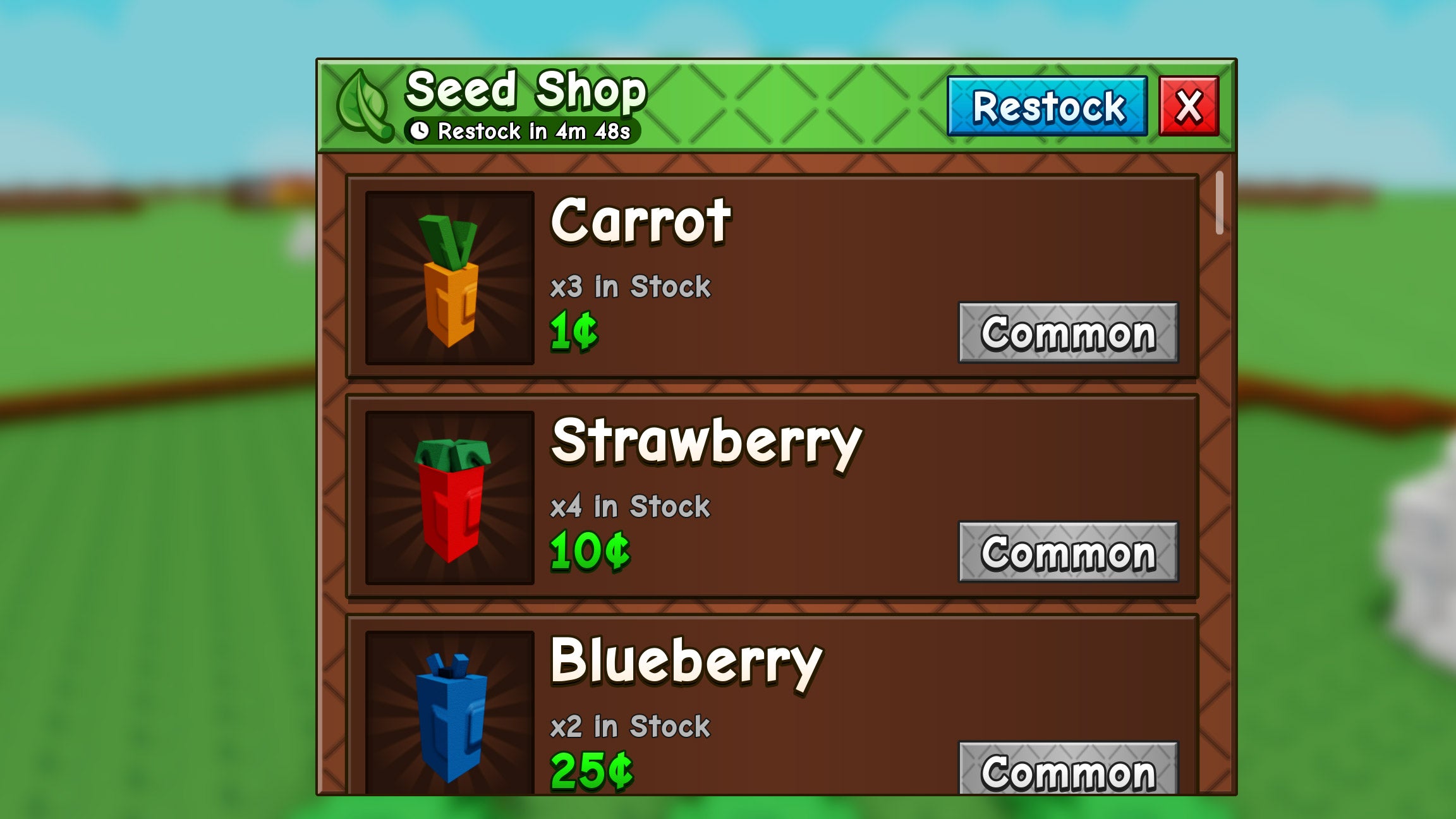 All seeds in Grow a Garden 2 | Rock Paper Shotgun
