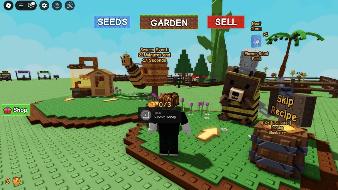 Grow a Garden Bizzy Bear Honey Crafter quest recipes | Eurogamer.net