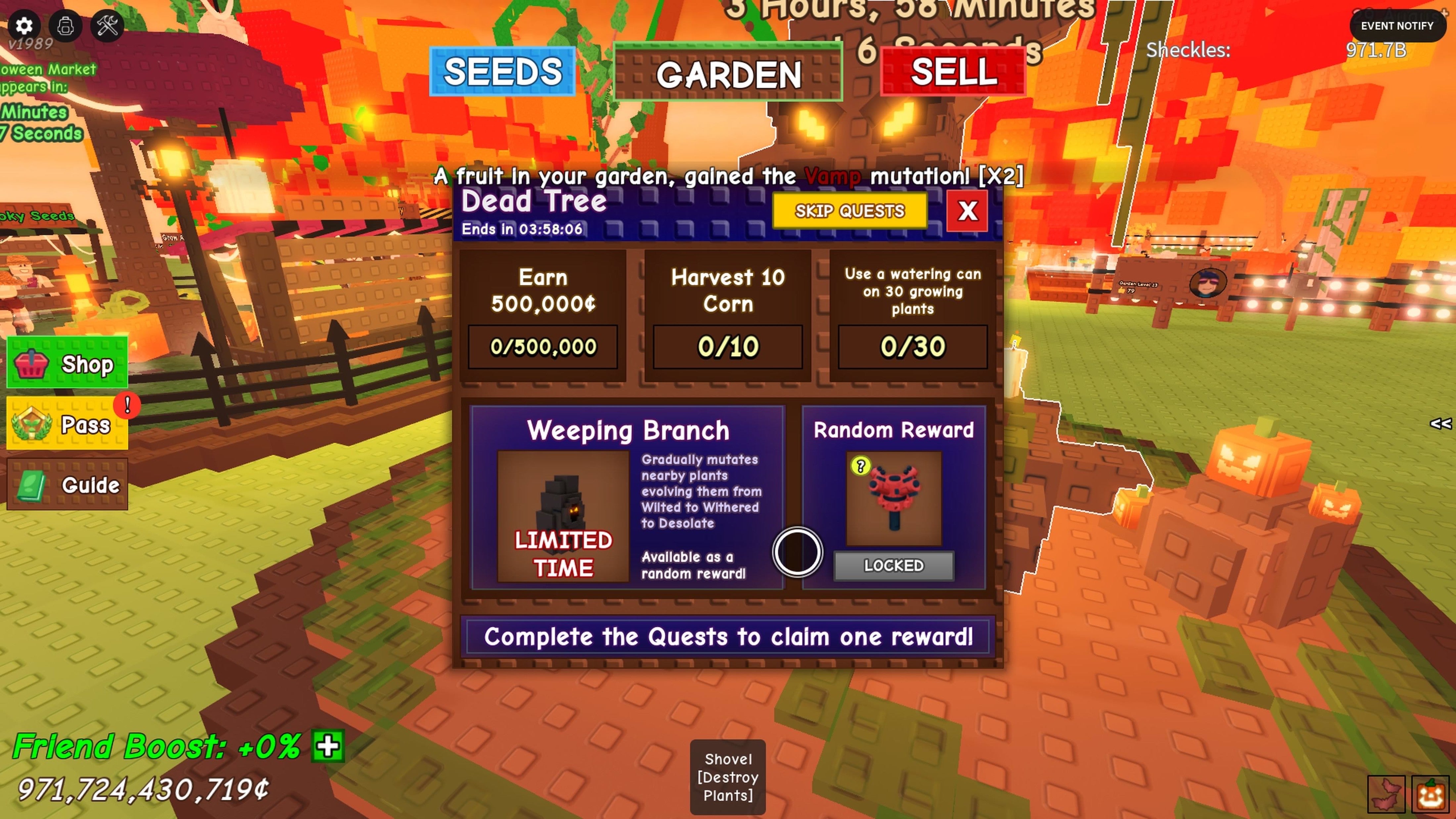 Ghoul Garden and Dead Tree event in Grow a Garden | Eurogamer.net