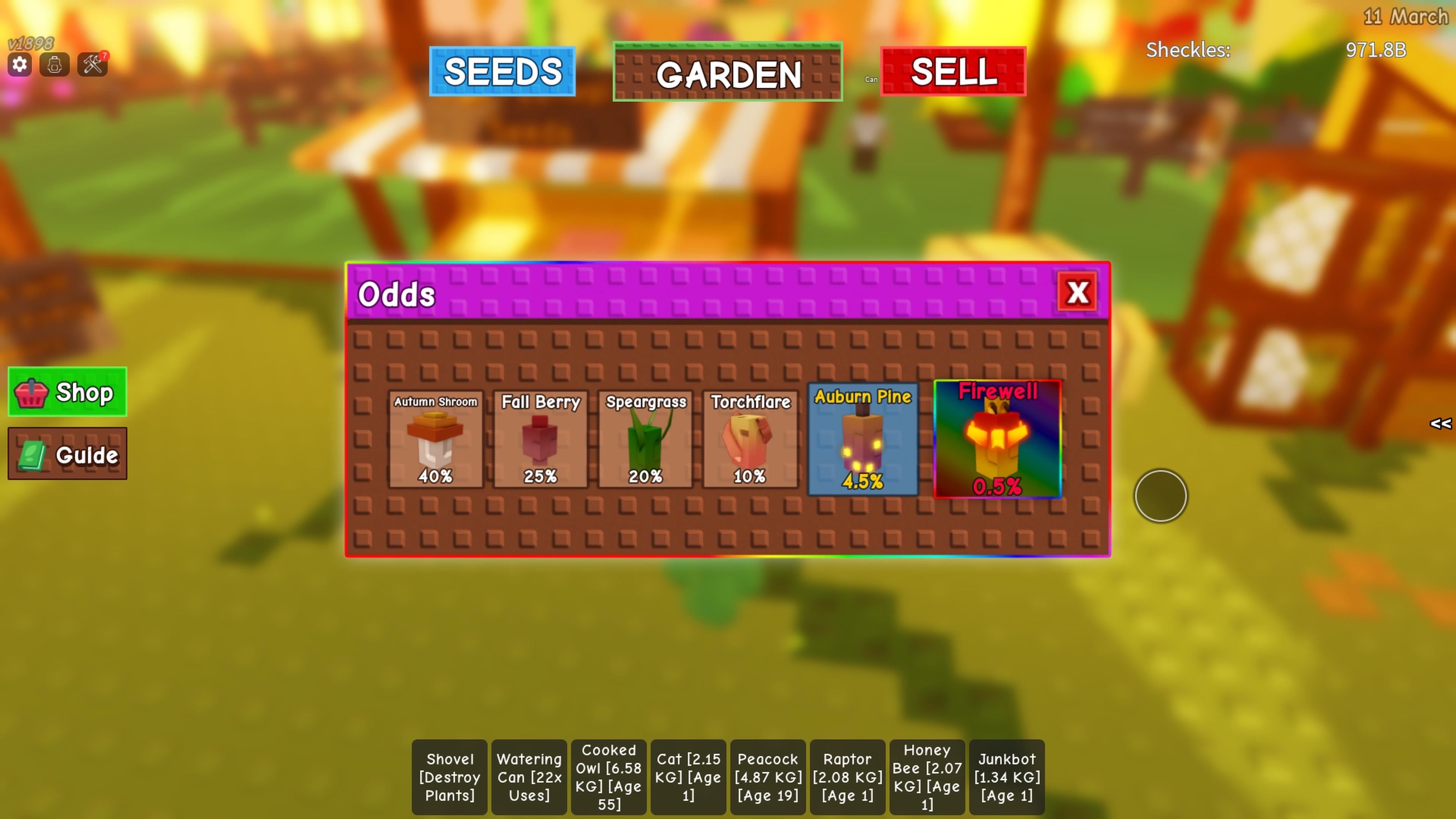 Grow a Garden Firewell: How to get, and sell value | Eurogamer.net