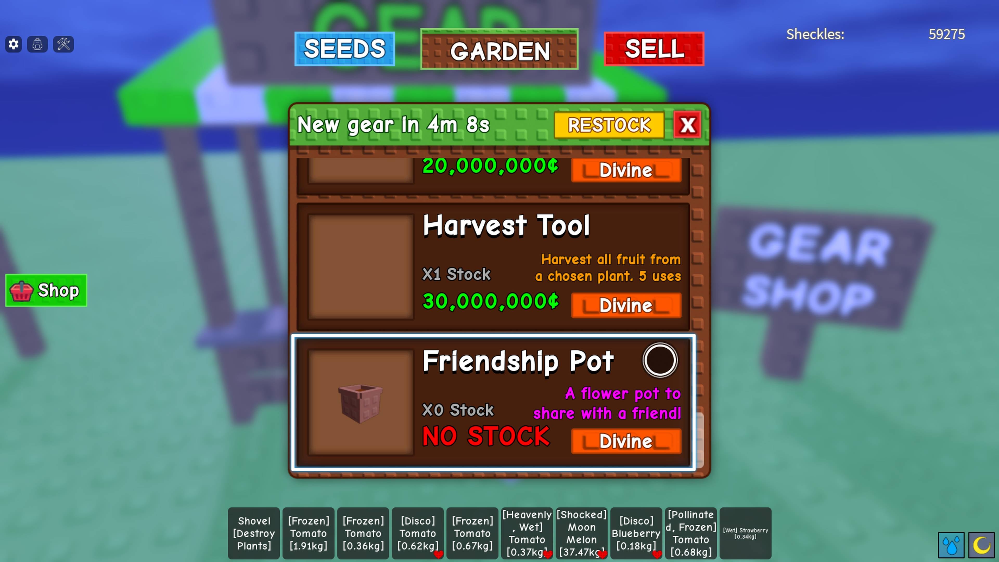 Friendship update in Grow a Garden, including Garden Likes and ...